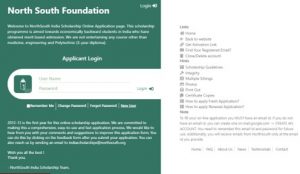 North South Foundation (NSF) Scholarship 2023-24 - Key Details