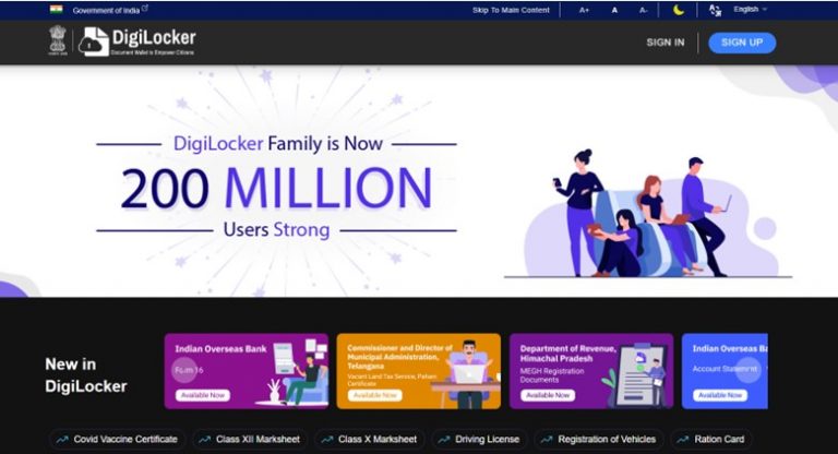 DigiLocker - Step-by-Step Guide to Opening Account on DigiLocker
