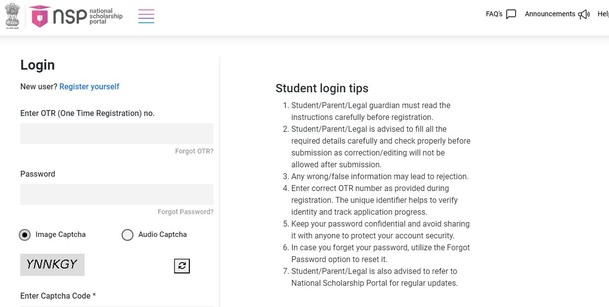 National Scholarship Portal 2025 – NSP Login, Status & Last Date