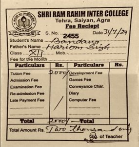 Submission Guidelines for College Fee Receipts on Buddy4Study