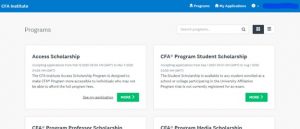 CFA Institute Scholarship 2025-26 for Indian Students