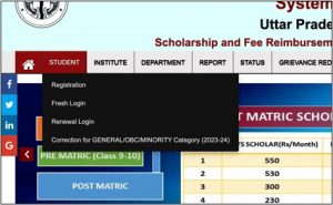 UP Scholarship Portal 2025 – Online Apply, Status Check