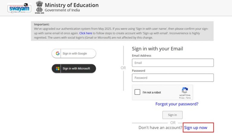Swayam Portal 2025 – Free Online Courses & Certification