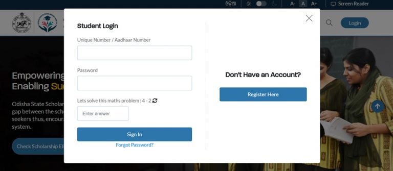 Odisha State Scholarship Portal 2025 - Check Latest Updates