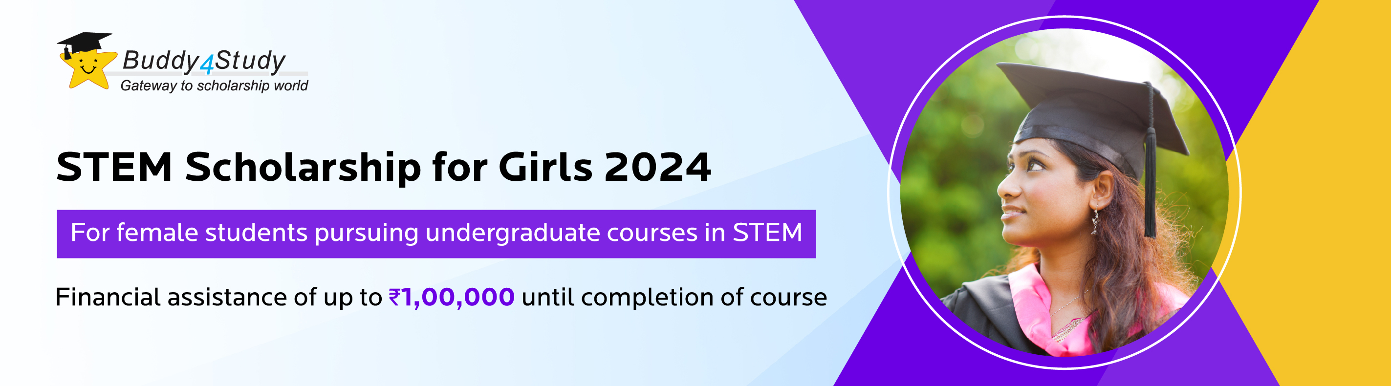 STEM Scholarship for Girls 2024 [Get up to ₹1,00,000 till course ...